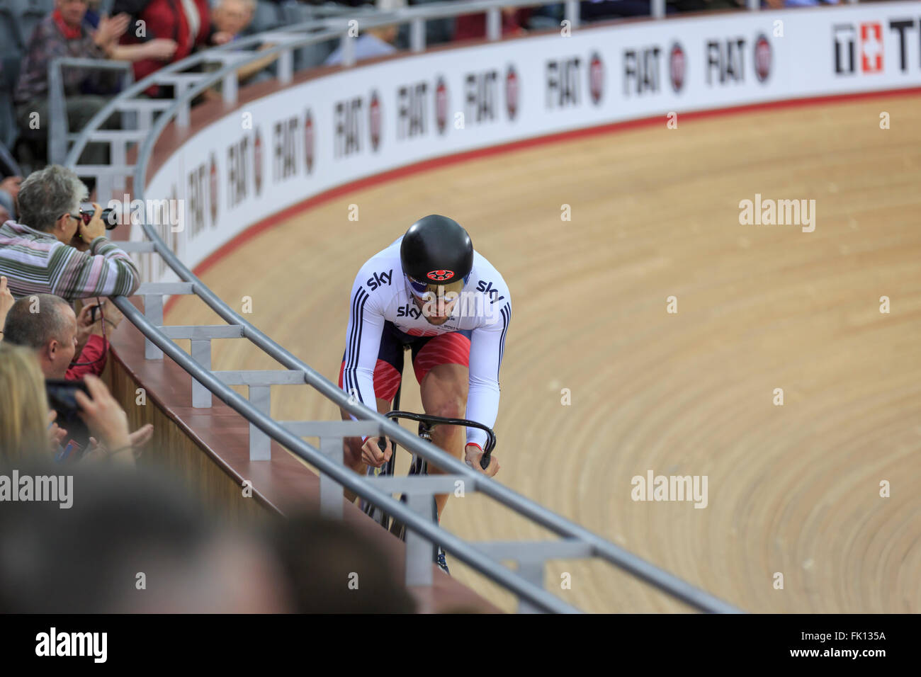 London, UK, 4 March 2016. UCI 2016 Track Cycling World Championships ...