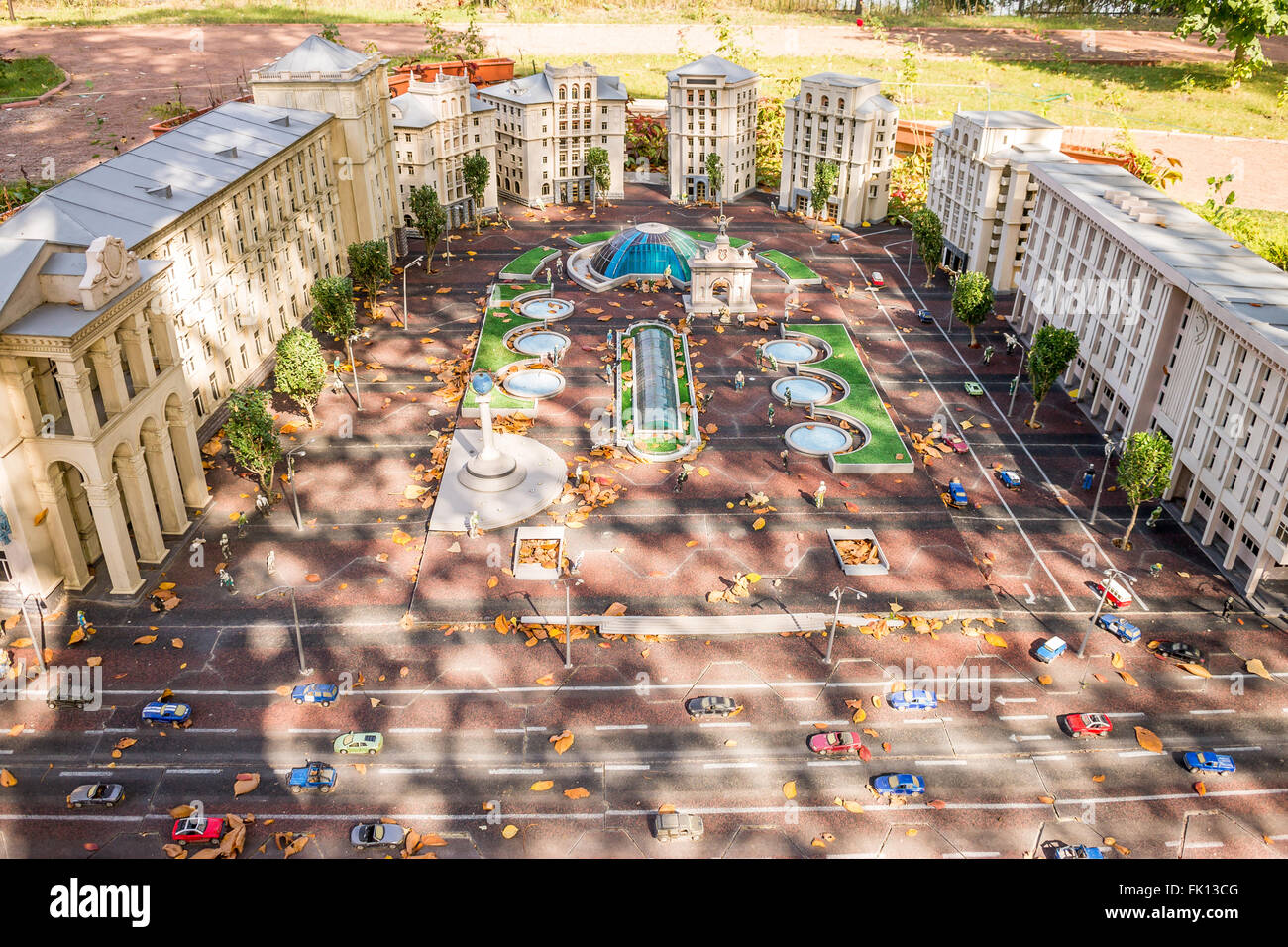 The central street of Kiev. Khreshchatyk Stock Photo - Alamy