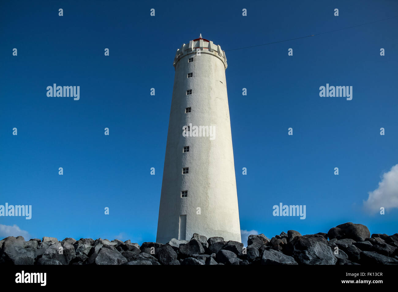 Grotta LightHouse in Reykjavik, Iceland Stock Photo - Alamy