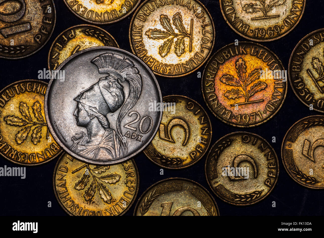 Coin spain map hi-res stock photography and images - Alamy