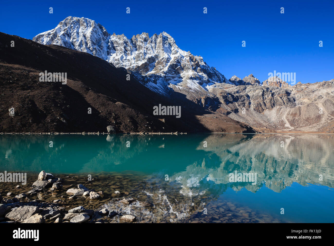 Holy lake of Dudh Pokhari and Pharilapche. Sagarmatha National Park ...