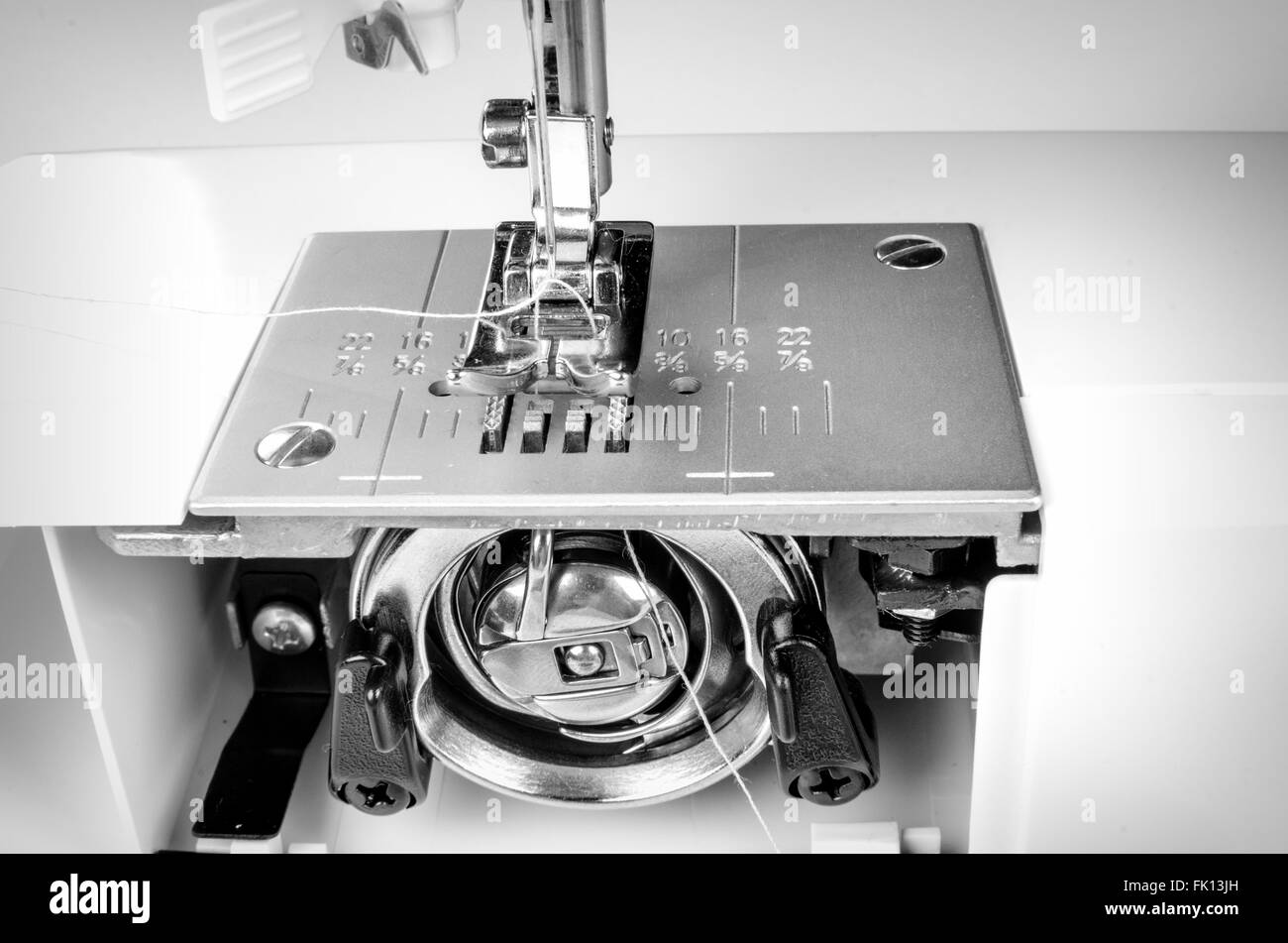 Closeup take of a sewing machine Stock Photo - Alamy