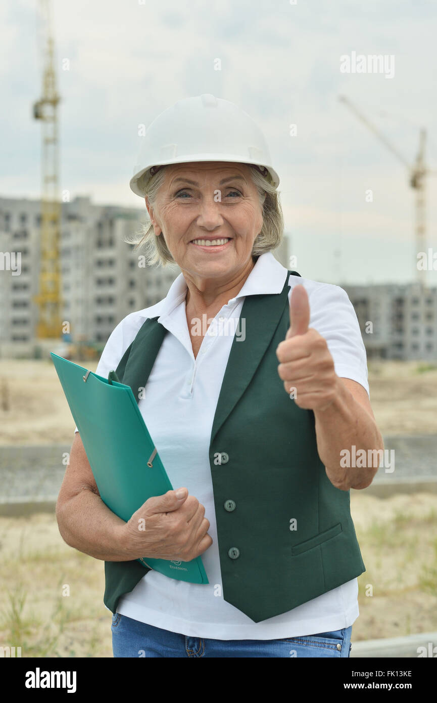 Construction site with new building senior residence hi-res stock ...