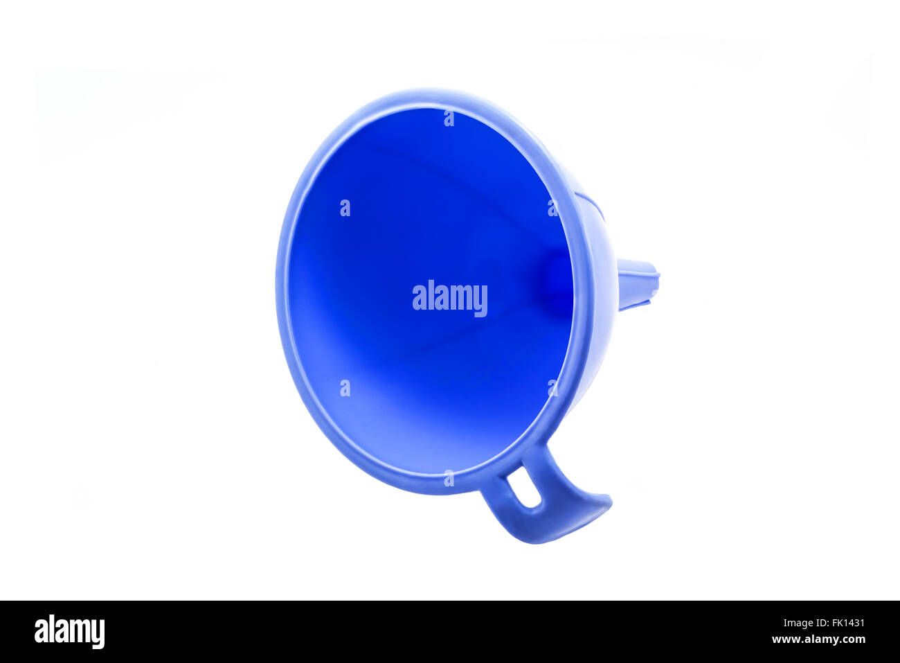 A photo of Plastic Funnels on isolate white background Stock Photo - Alamy