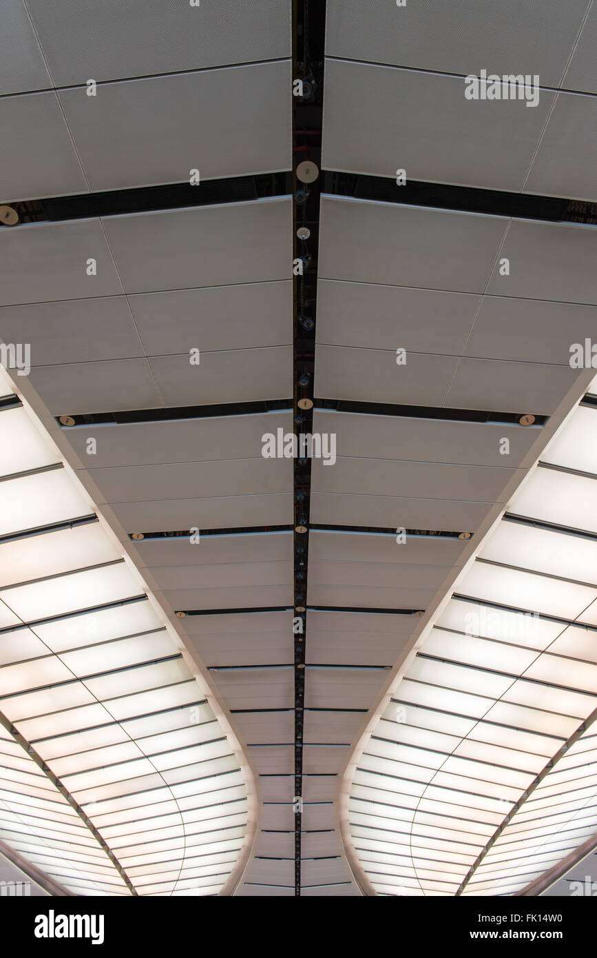 Modern architectural details and pattern of ceiling Stock Photo - Alamy