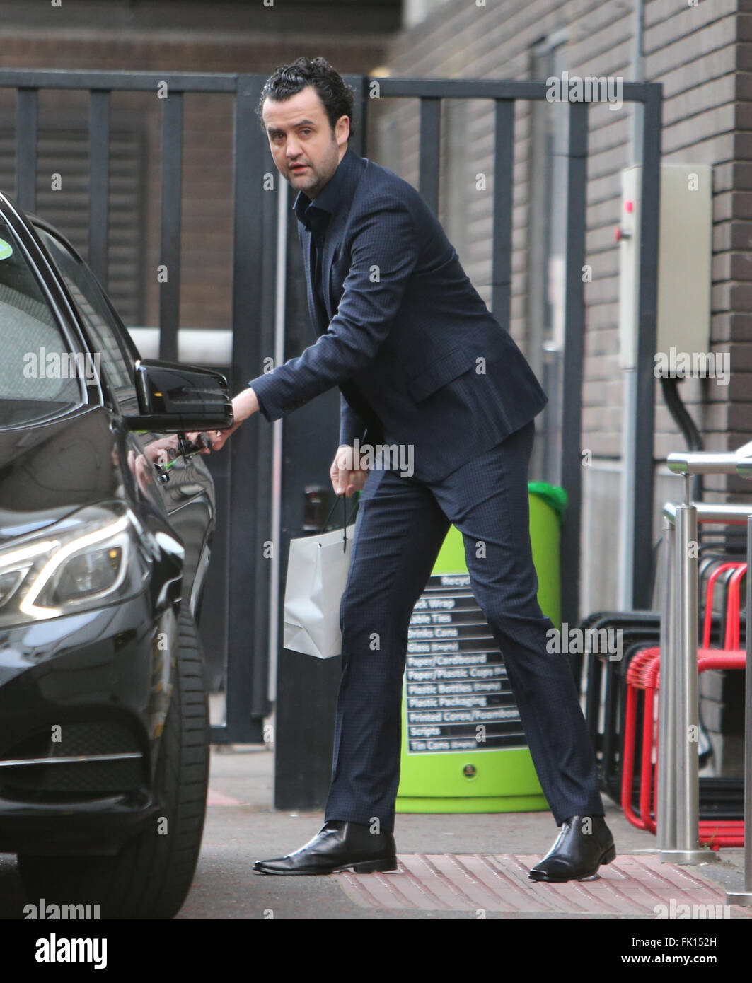 Daniel Mays outside ITV Studios Featuring: Daniel Mays Where: London ...