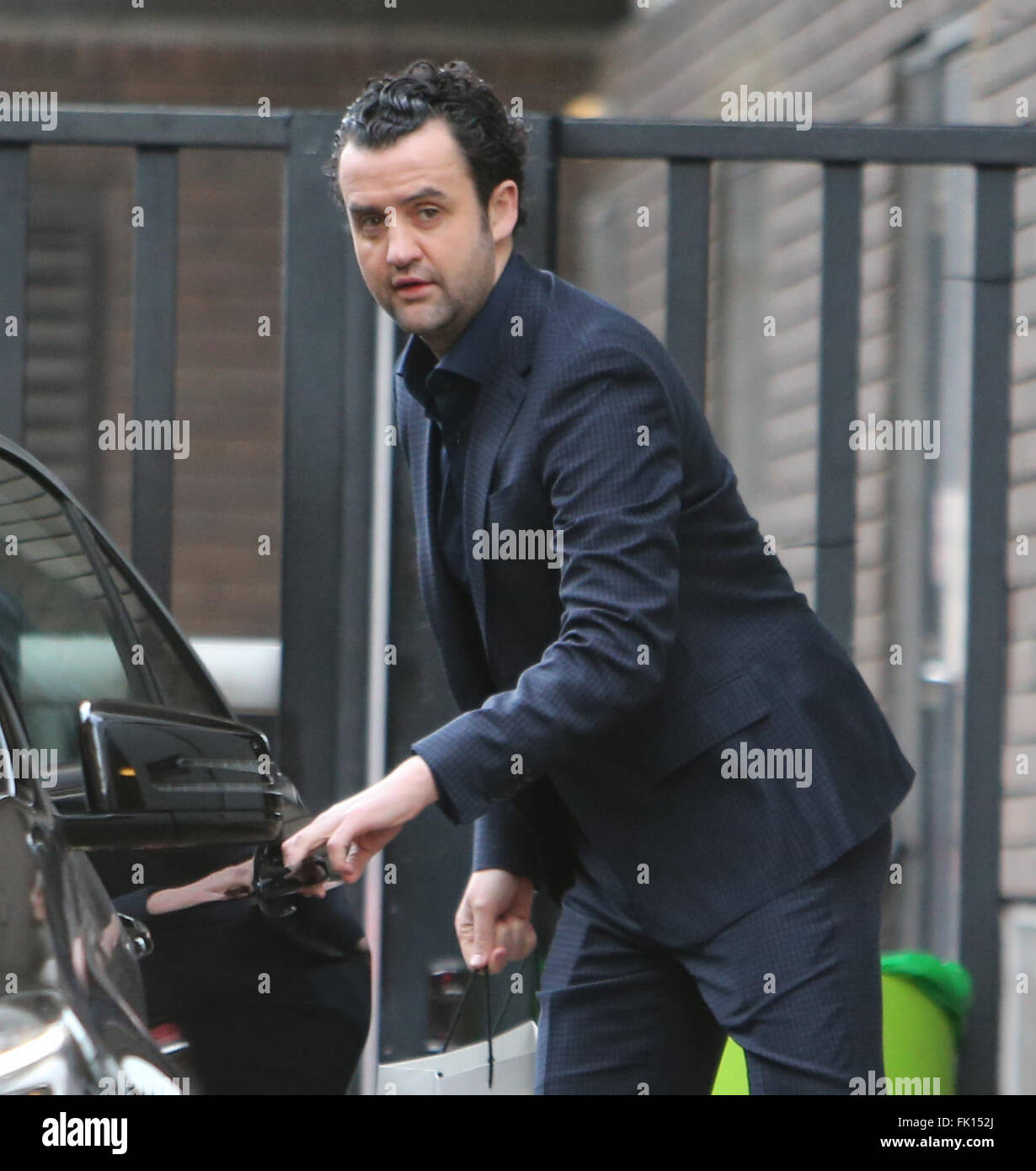 Daniel Mays outside ITV Studios Featuring: Daniel Mays Where: London ...