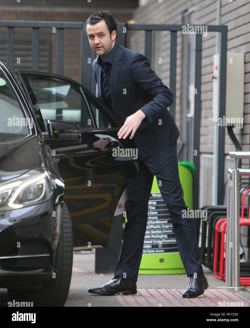 Daniel Mays outside ITV Studios Featuring: Daniel Mays Where: London ...