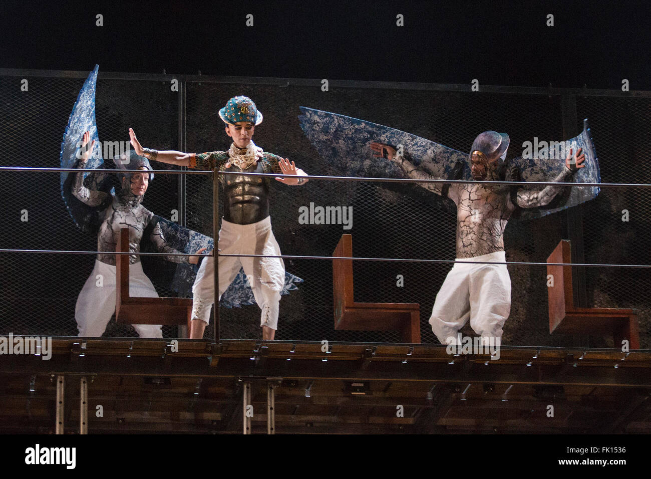 London, UK. 2 March 2016. Pictured: Anthony Roth Costanzo as Akhnaten ...