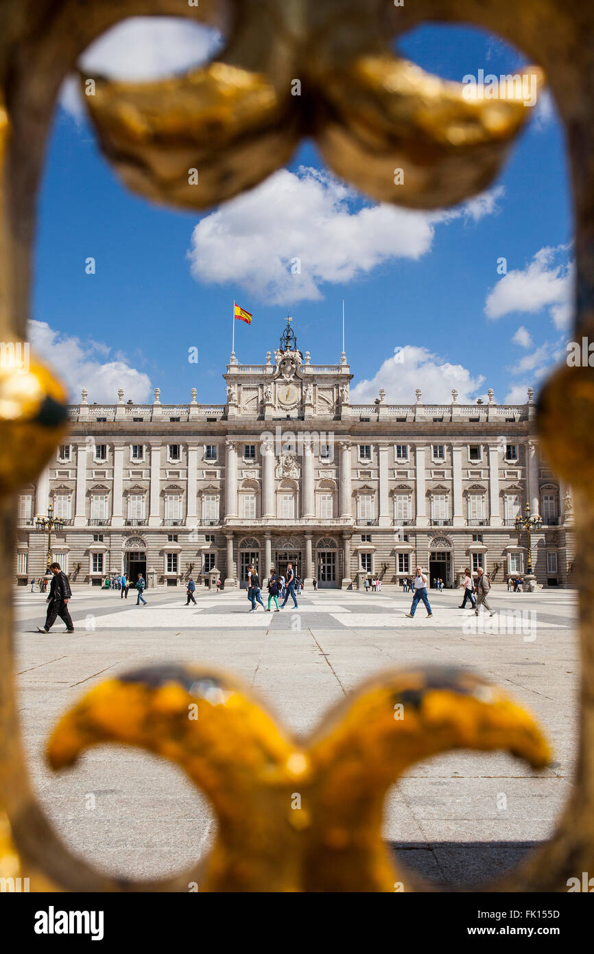 Main facade of royal palace hi-res stock photography and images - Alamy