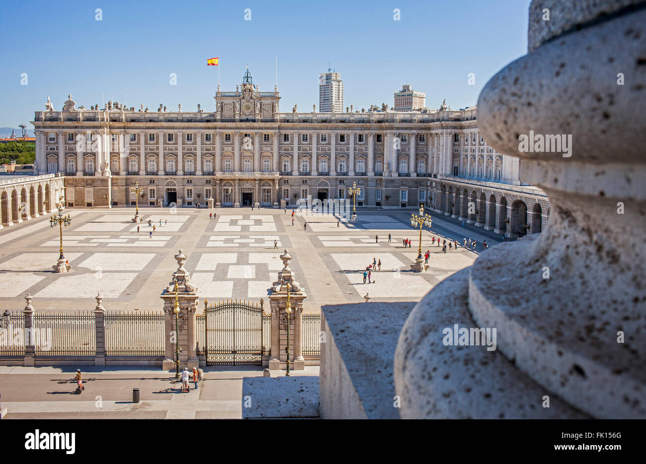 Royal Palace Madrid Aerial High Resolution Stock Photography and Images ...