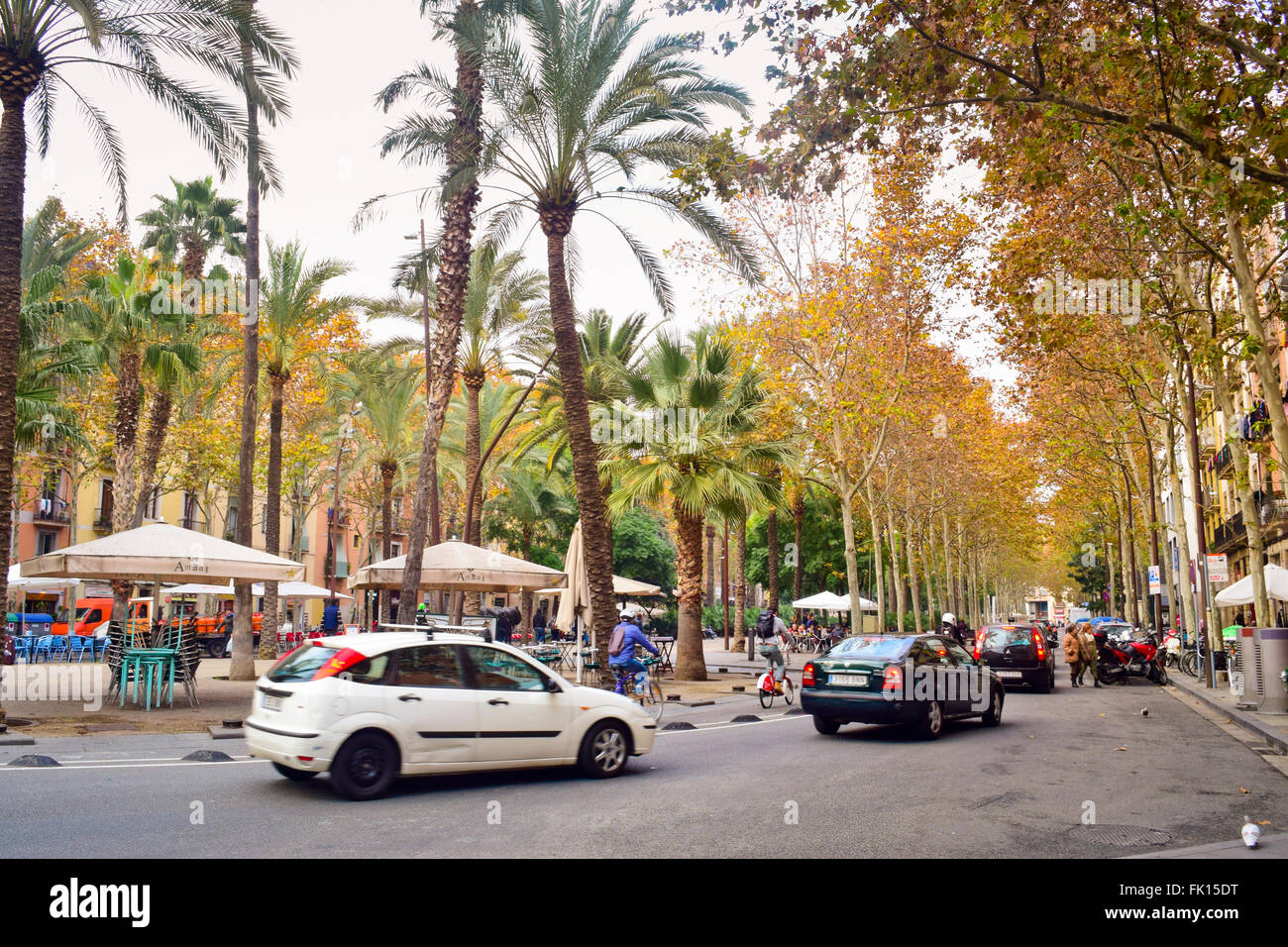 Rambla del Raval. Barcelona, Catalonia, Spain Stock Photo - Alamy