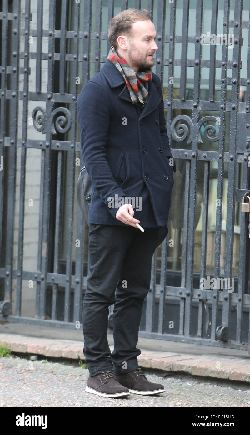 Kevin Simm outside ITV Studios Featuring: Kevin Simm Where: London ...
