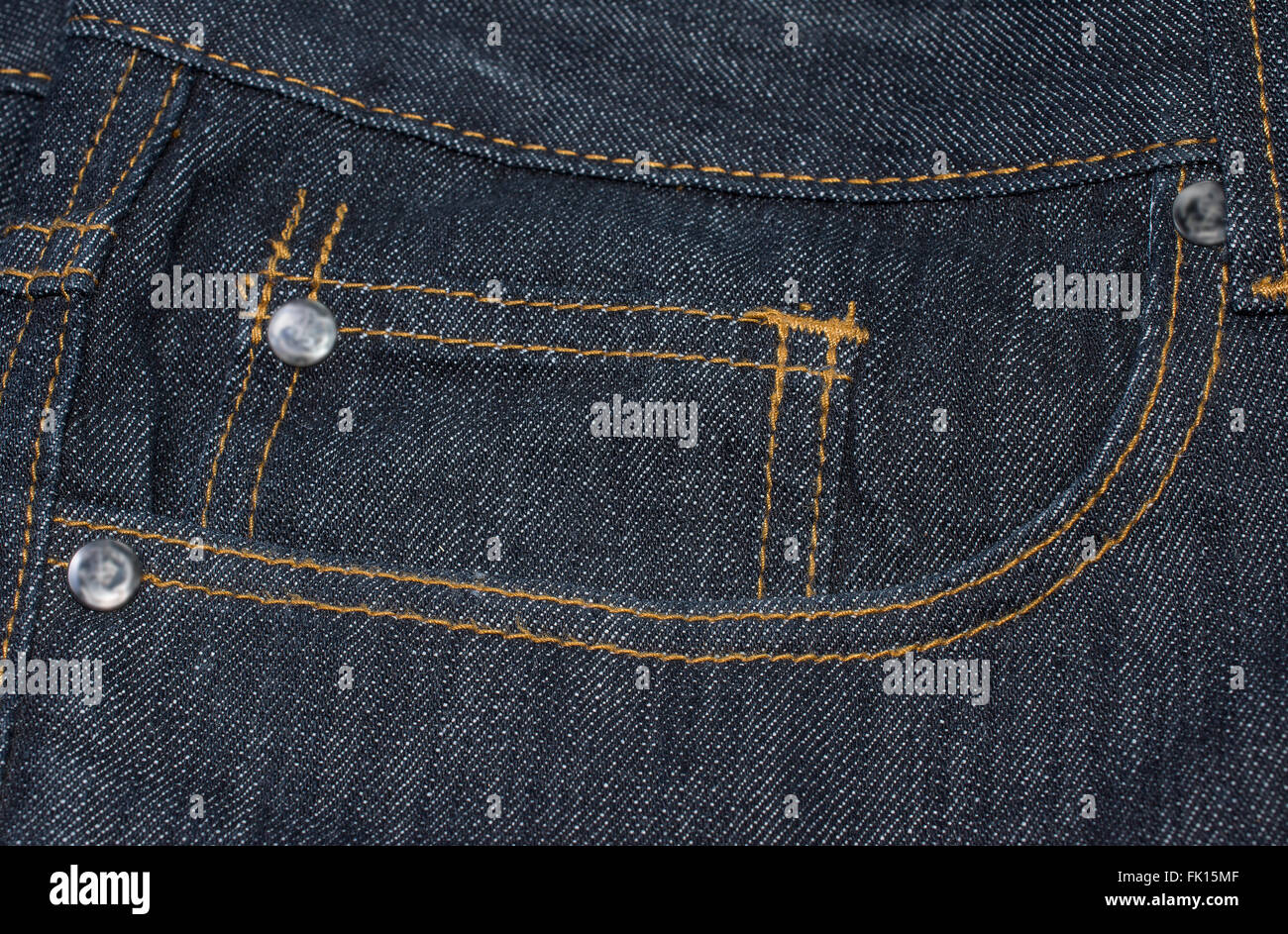 Denim Jeans Pocket Texture Background Stock Photo - Alamy