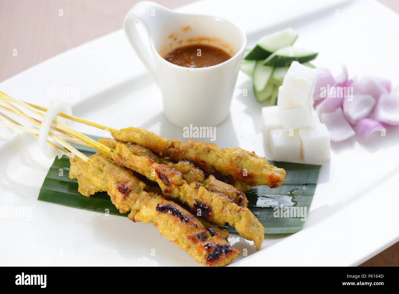 Chicken satay recipe hi-res stock photography and images - Alamy