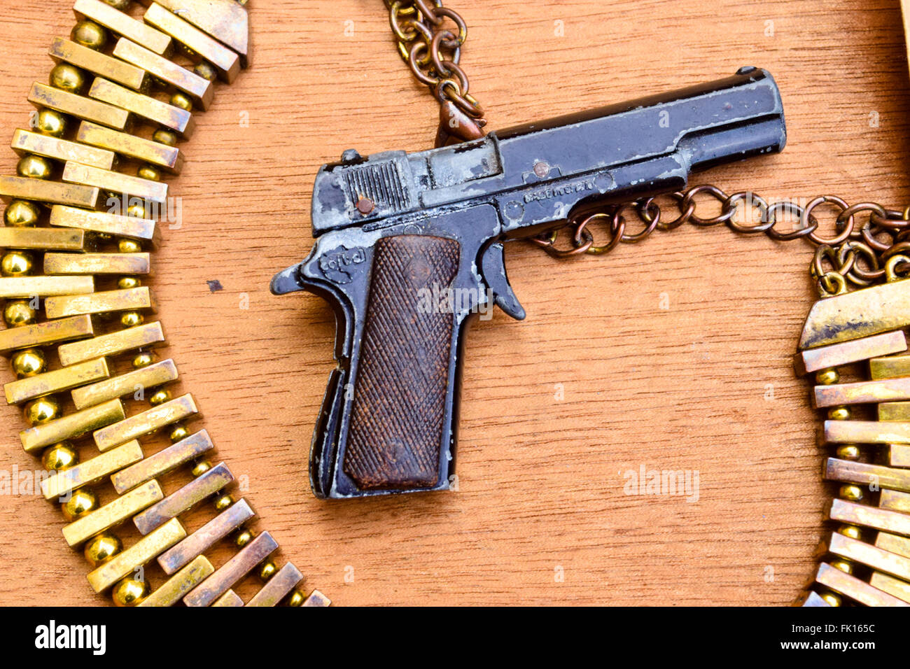 Old used gun Stock Photo - Alamy