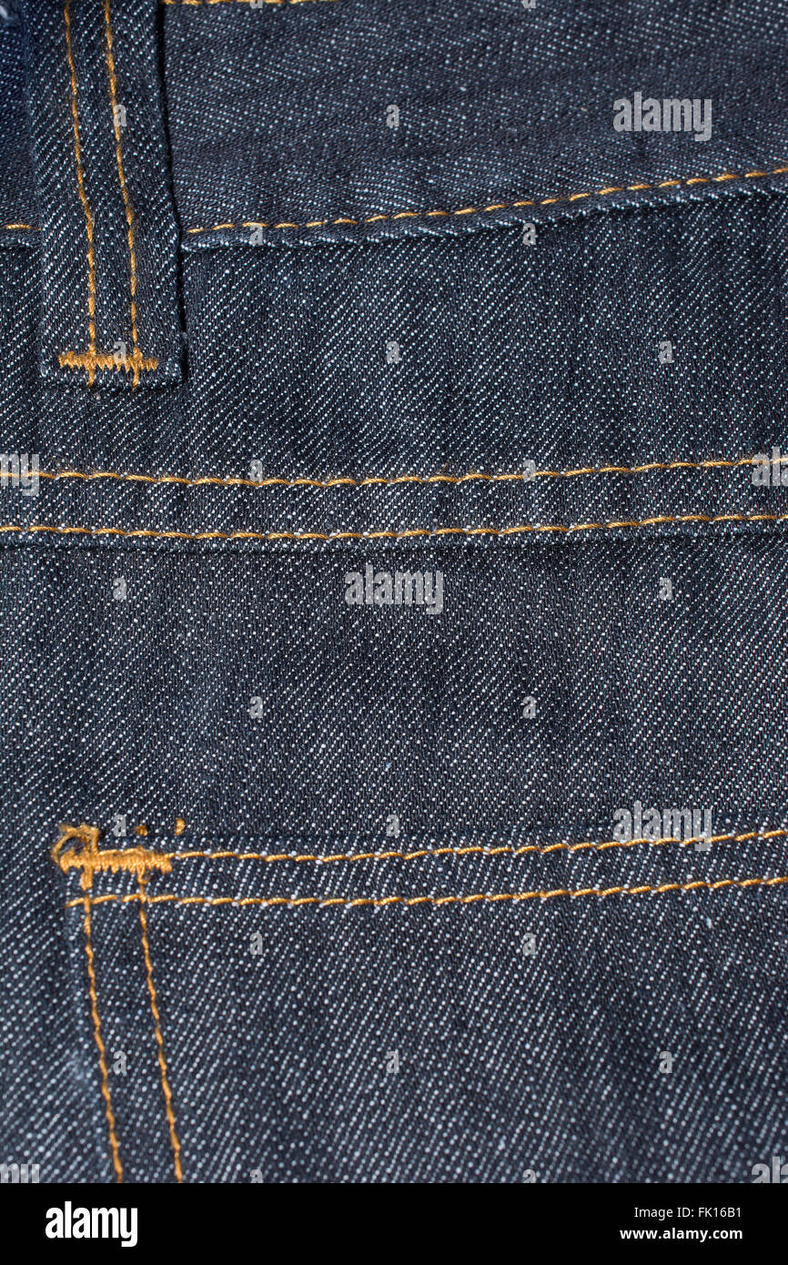 Denim Jeans Pocket Texture Background Stock Photo - Alamy