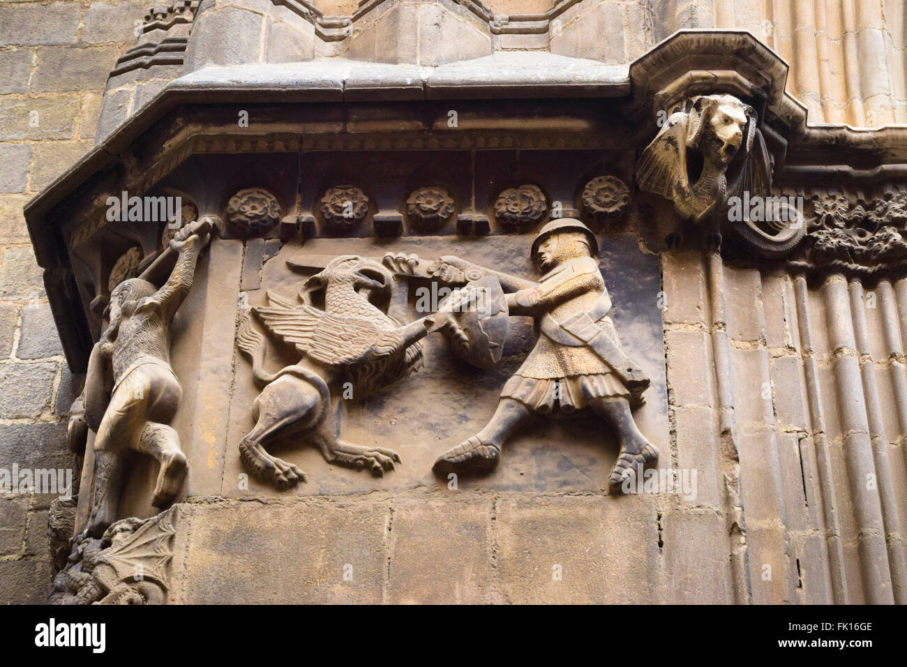 Medieval Spanish Soldiers Fighting