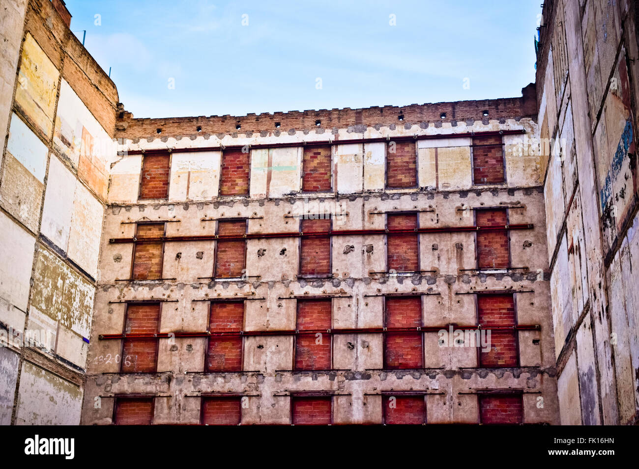 Reconstruction of an old building Stock Photo - Alamy
