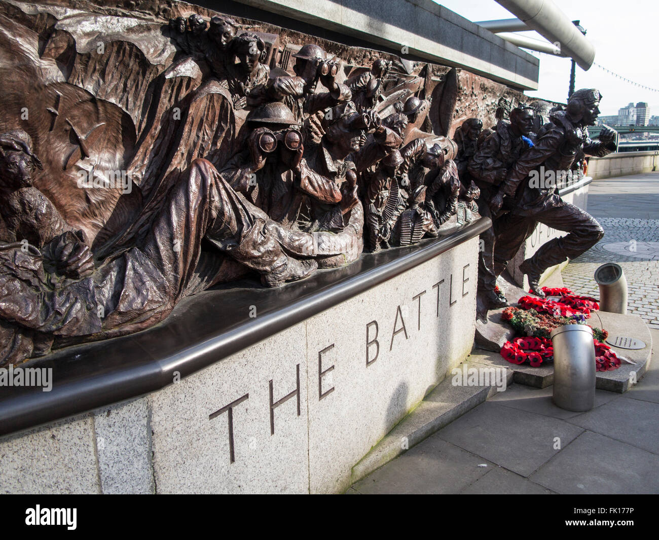 Battle of Britain Memorial, London Stock Photo - Alamy