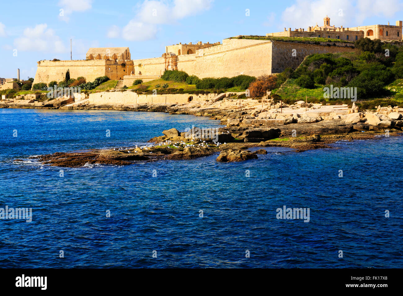 Manoel Fort, Valletta, Malta Stock Photo - Alamy