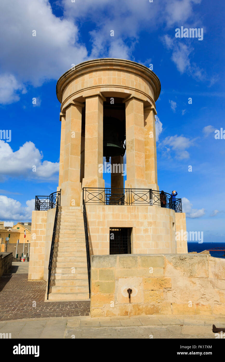 Seige Bell memorial, Valletta, Malta Stock Photo - Alamy