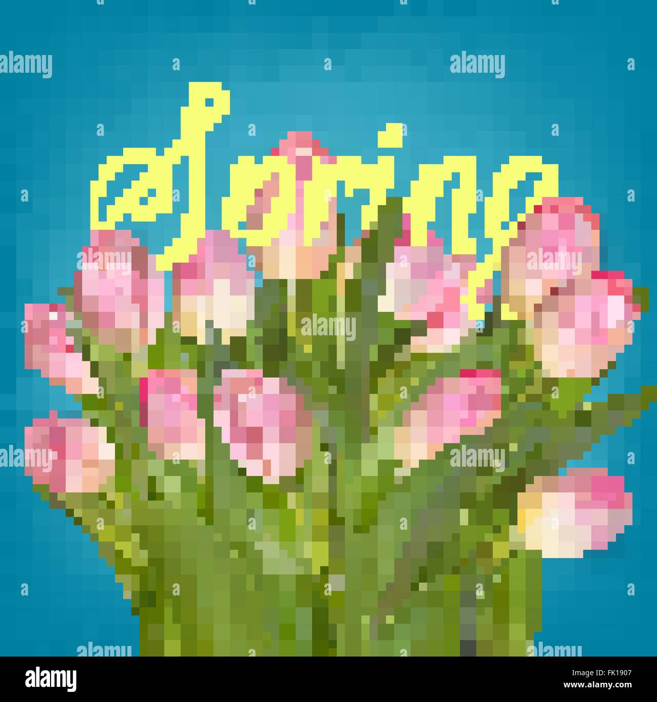 Spring background template. EPS 10 Stock Vector Image & Art - Alamy