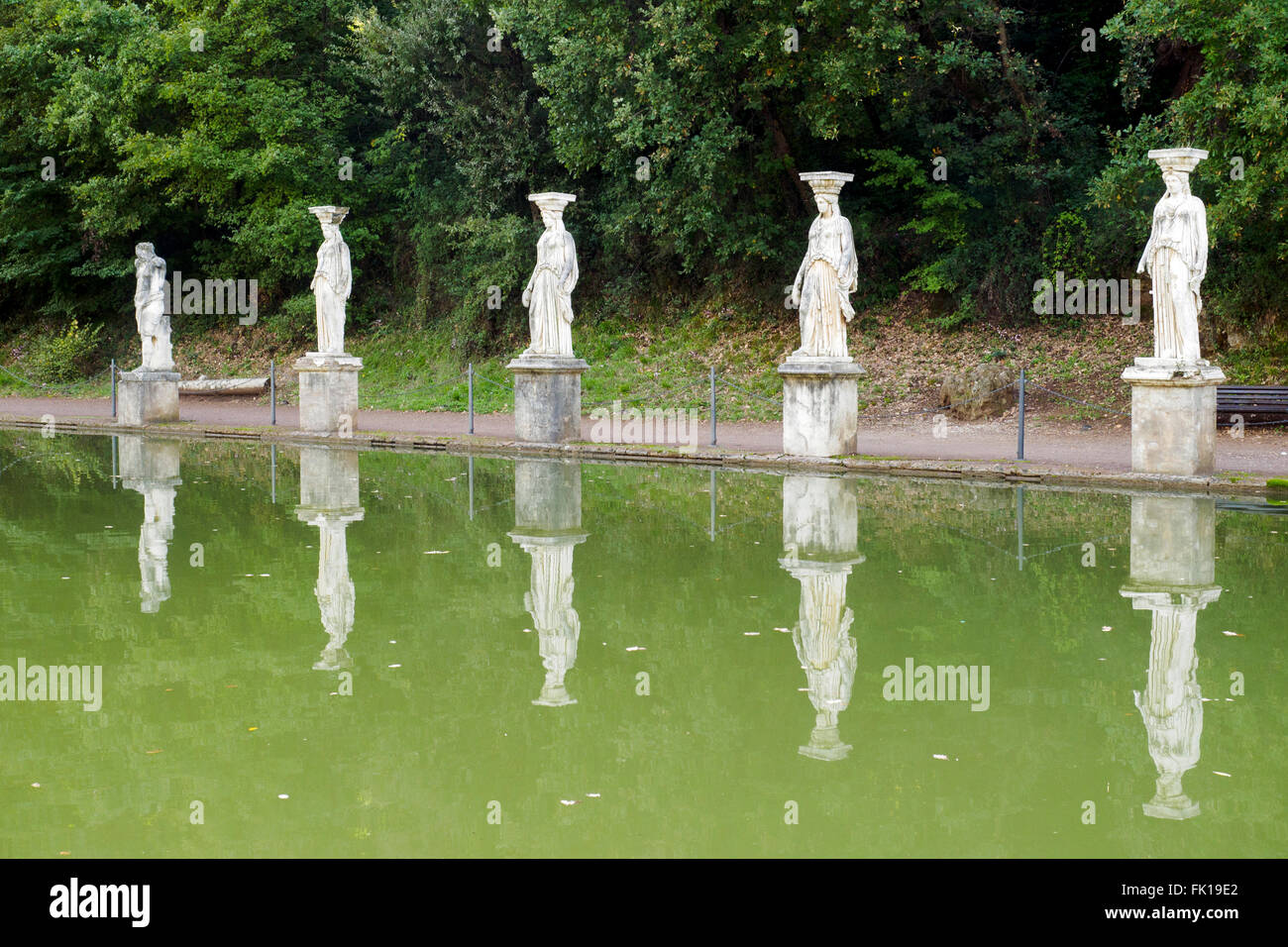 The Canopus of Hadrian’s Villa ( Villa Adriana ) near Tivoli - Rome ...