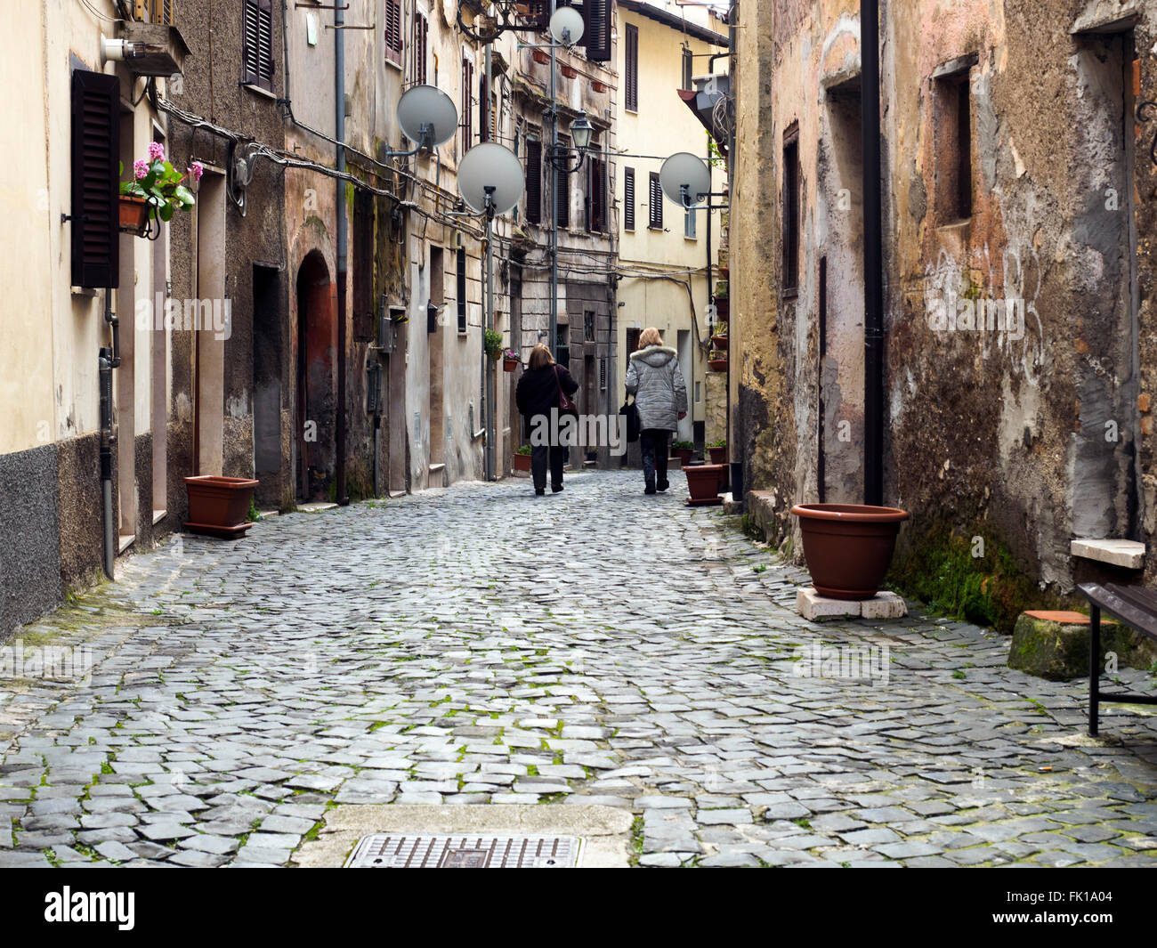 The old little town of Norma - Latina, Italy Stock Photo - Alamy