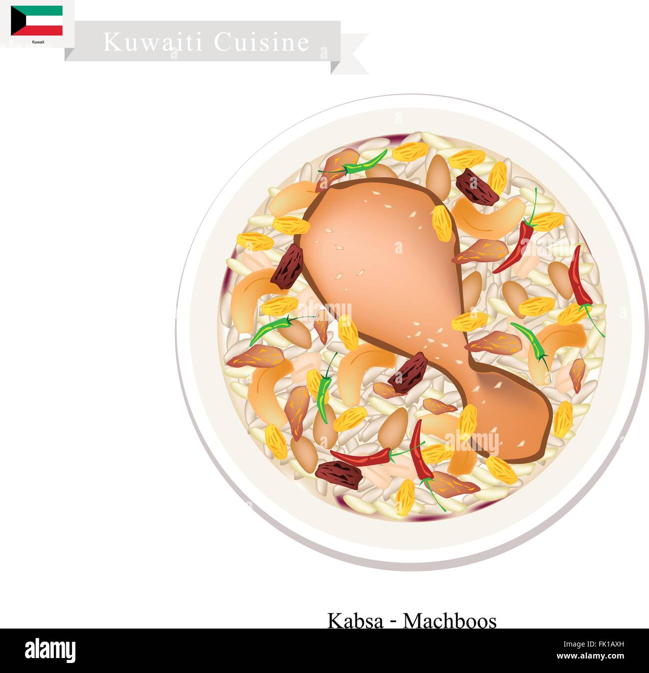 Chicken machboos chicken rice dish hi-res stock photography and images ...