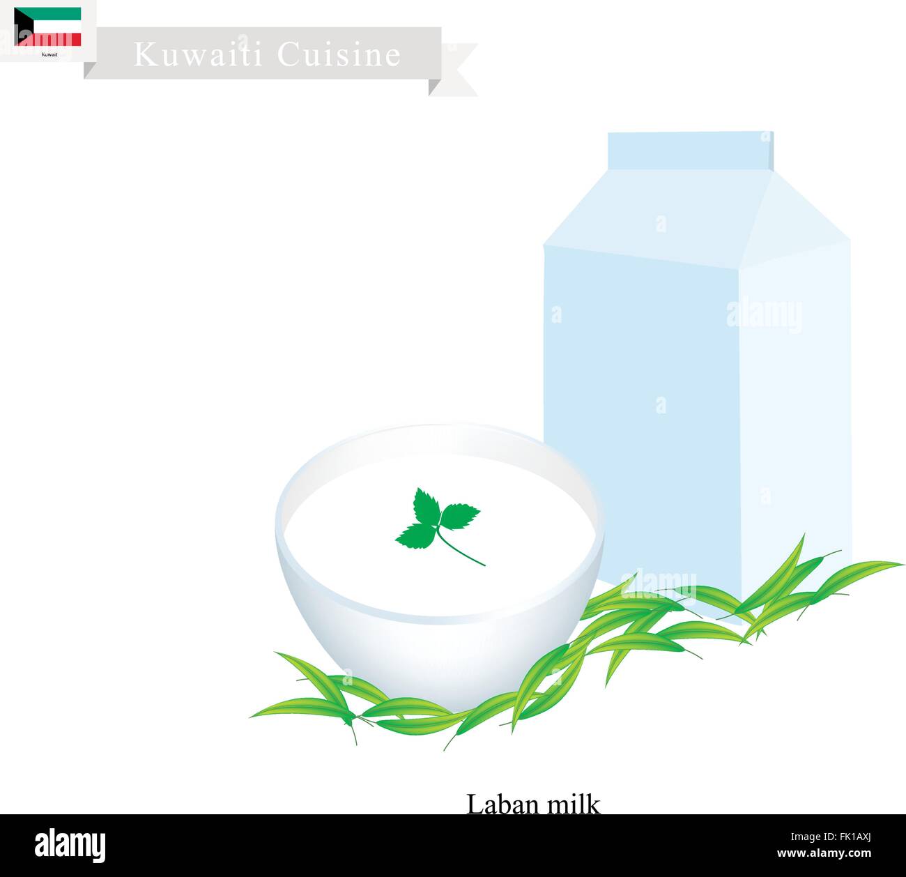 Kuwaiti Cuisine, Laban or Fermented Milk. One of The Most Popular Drink ...
