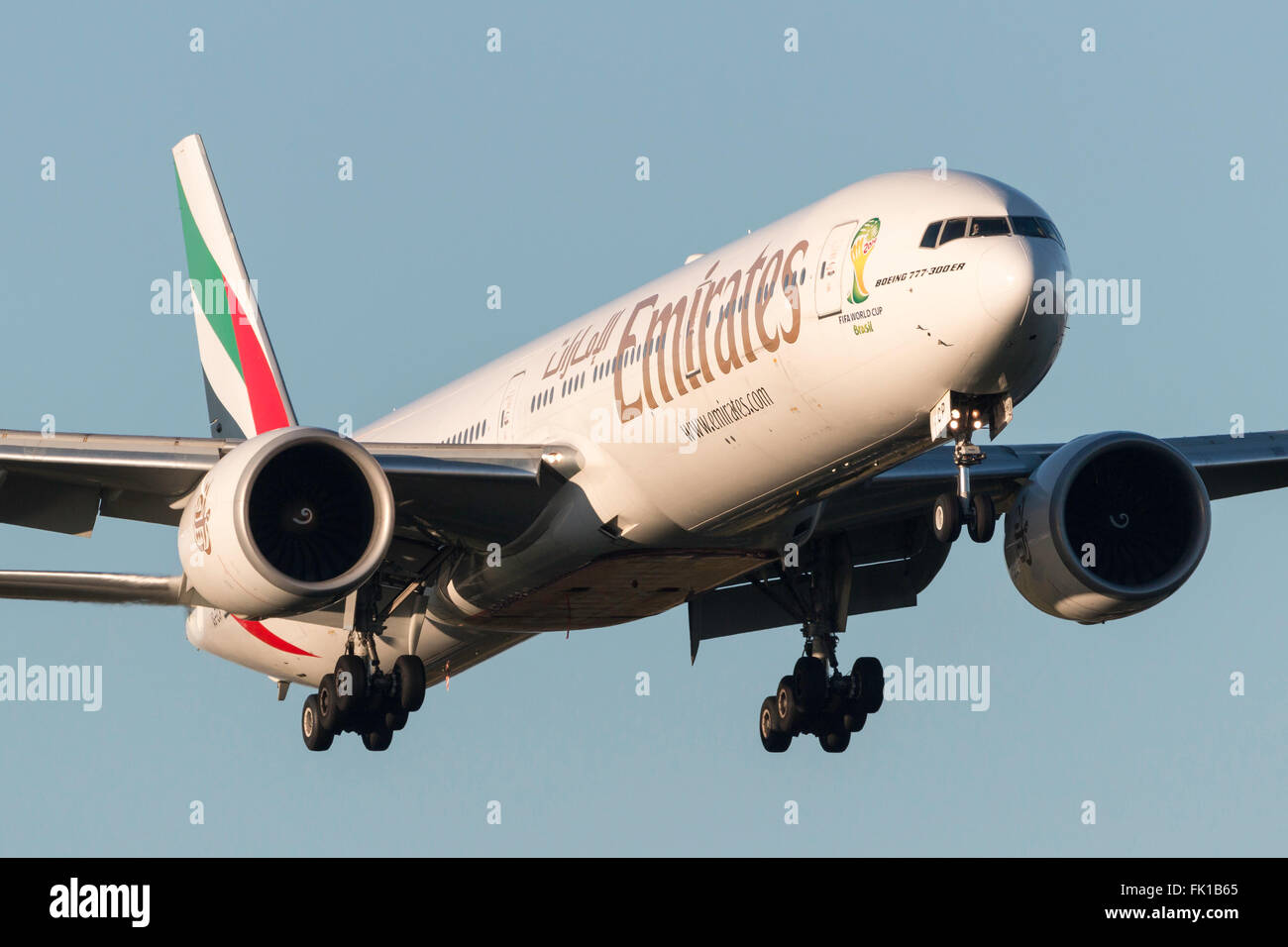 Emirates plane tail hi-res stock photography and images - Alamy