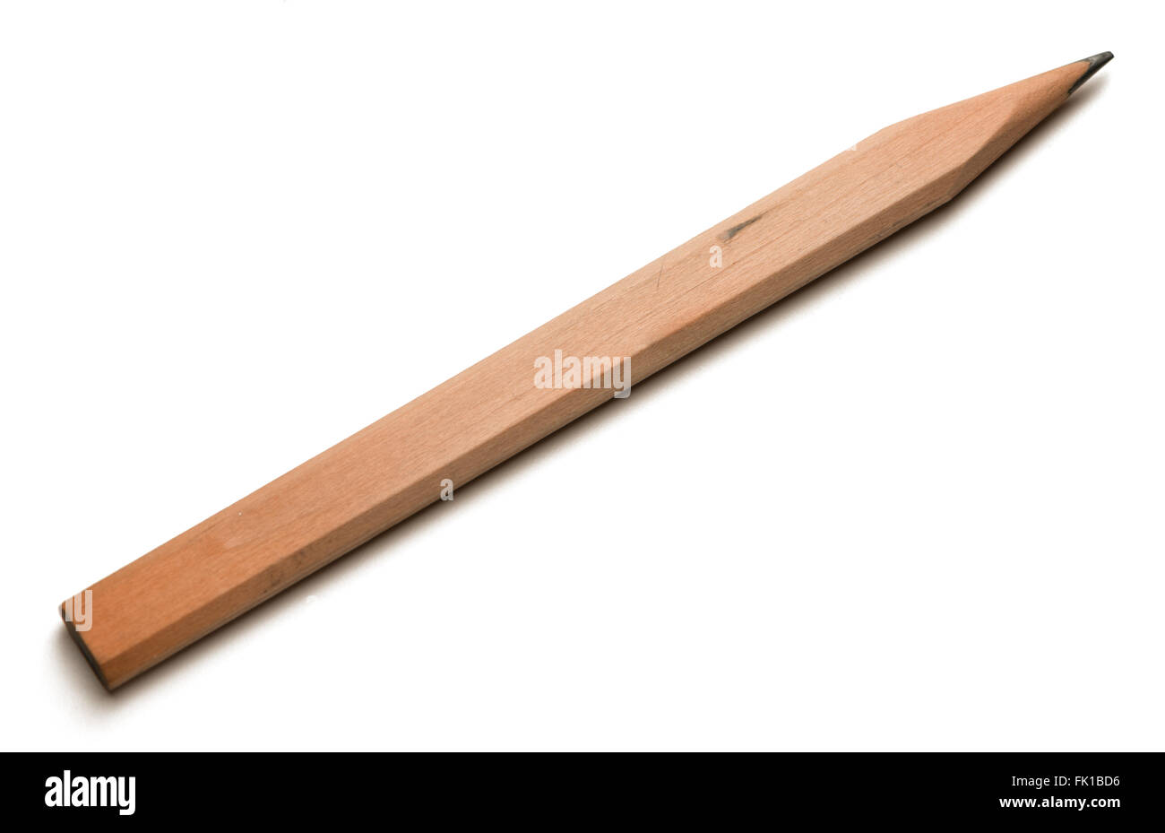 Construction carpenter pencil isolated on white background Stock Photo ...