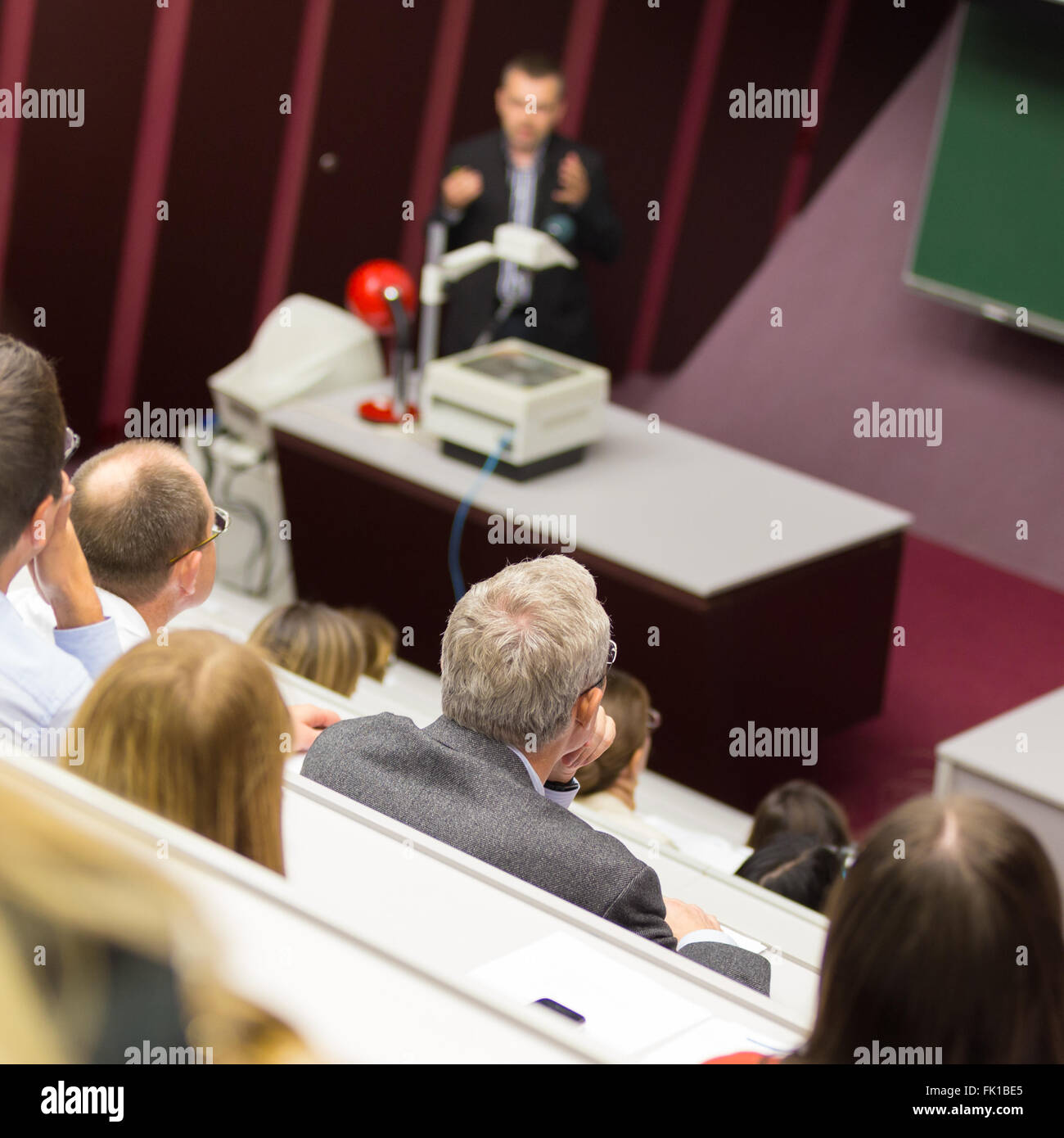 Lecture at university Stock Photo - Alamy