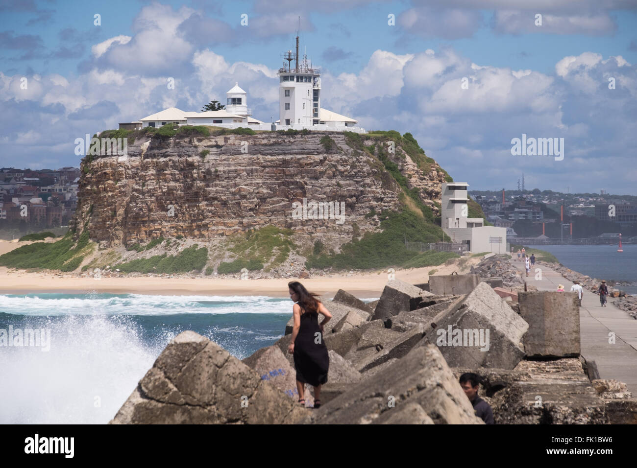 Nobby's Beach, Newcastle Stock Photo - Alamy