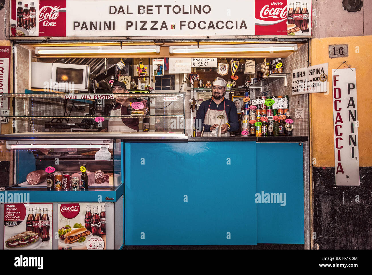 Italy Liguria Genoa Alleys Sottoripa Stock Photo - Alamy