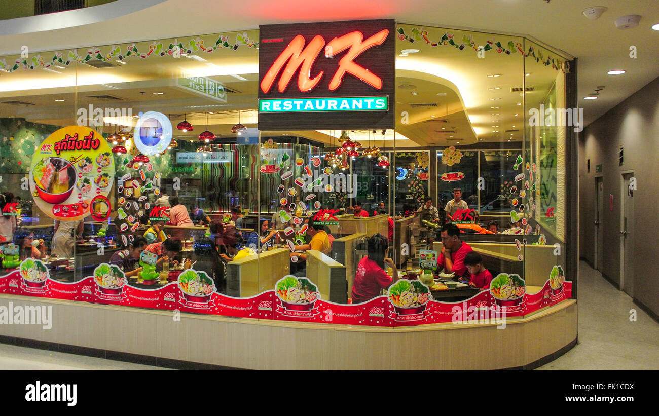 MK restaurant food chain Thailand Stock Photo - Alamy