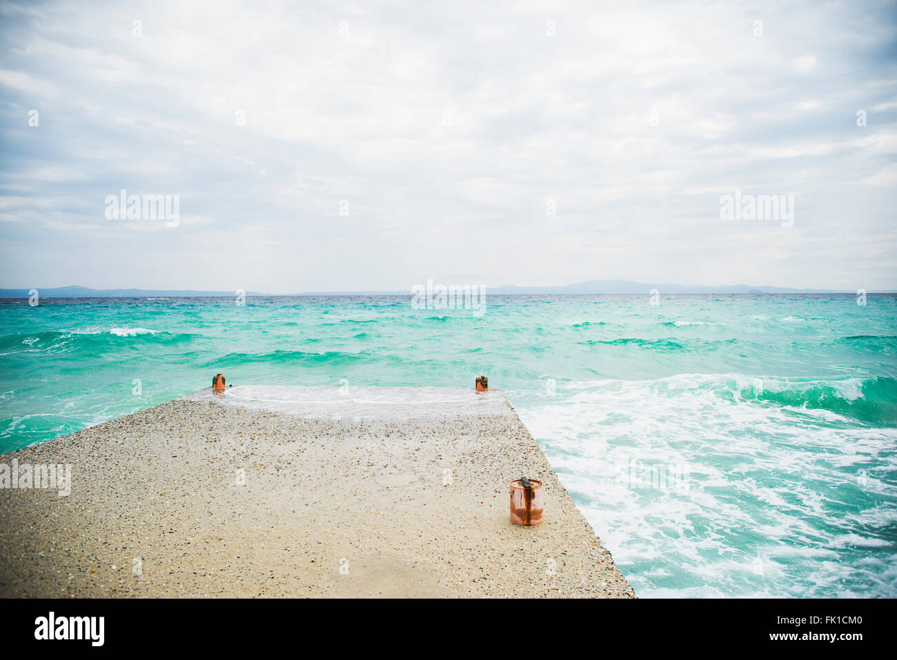 broken stone bridge with long exposure Stock Photo - Alamy