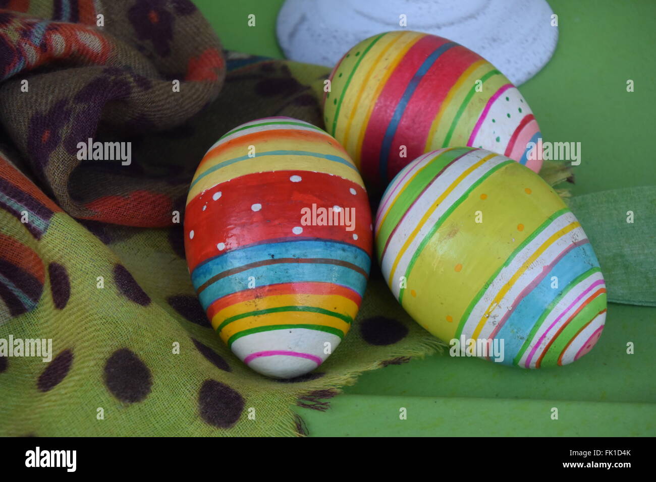 colored Easter Eggs Stock Photo - Alamy