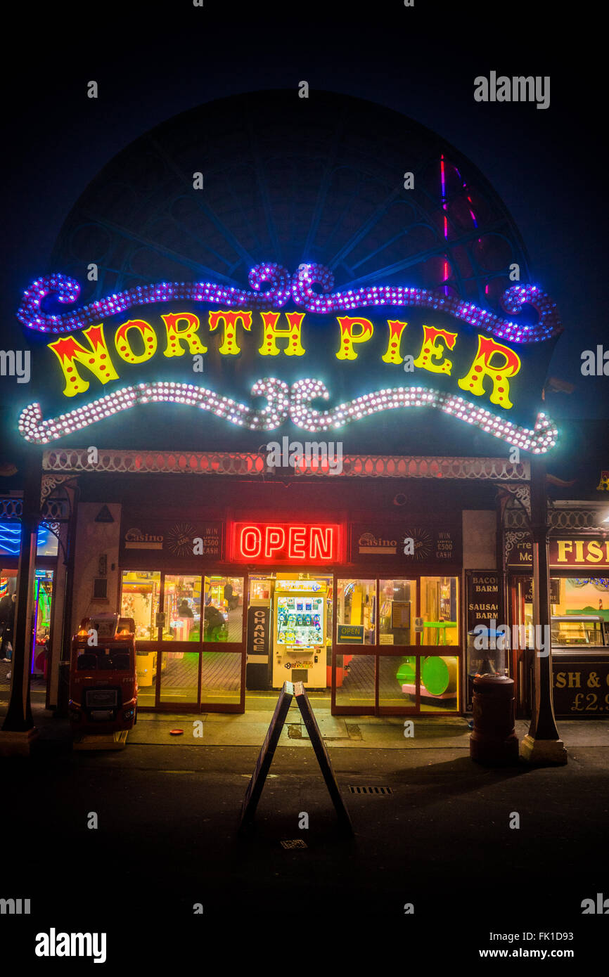 North pier, Blackpool Stock Photo - Alamy