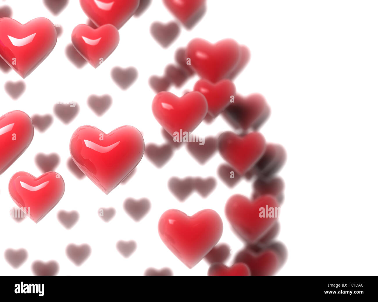 Hearts background isolated Stock Photo - Alamy