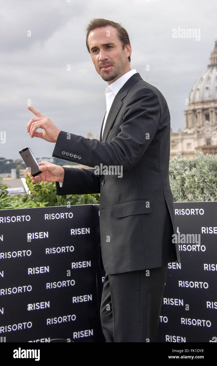 'Risen' Photocall in Rome Featuring: Joseph Fiennes Where: Rome, Italy ...