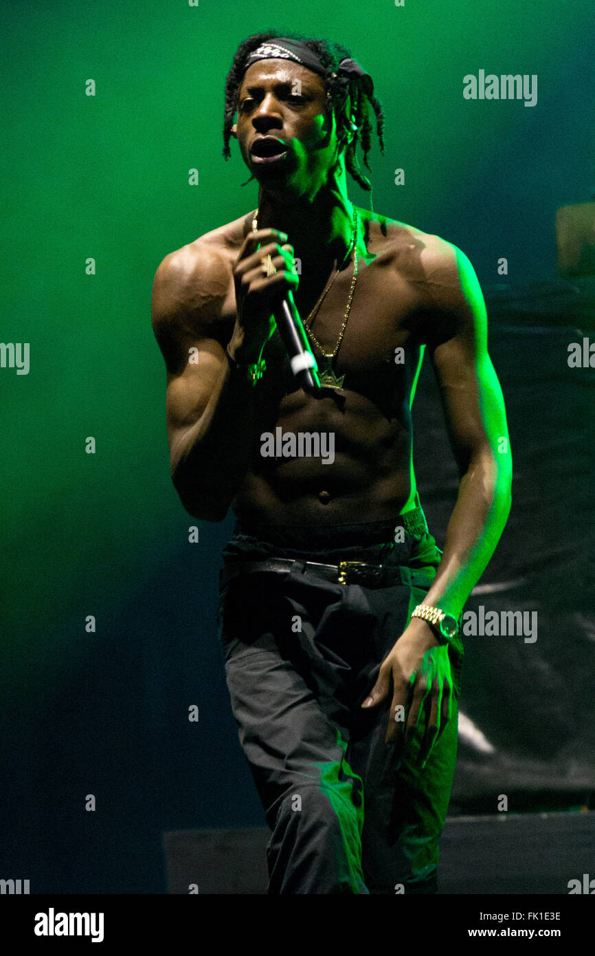 Okeechobee, Florida, USA. 4th Mar, 2016. Rapper JOEY BADASS (aka JO ...