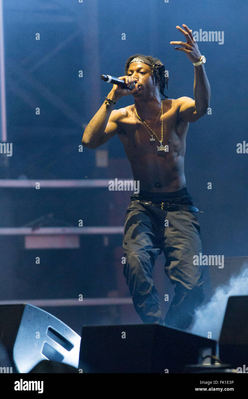 Okeechobee, Florida, USA. 4th Mar, 2016. Rapper JOEY BADASS (aka JO ...