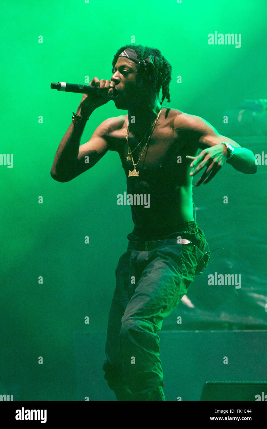 Okeechobee, Florida, USA. 4th Mar, 2016. Rapper JOEY BADASS (aka JO ...