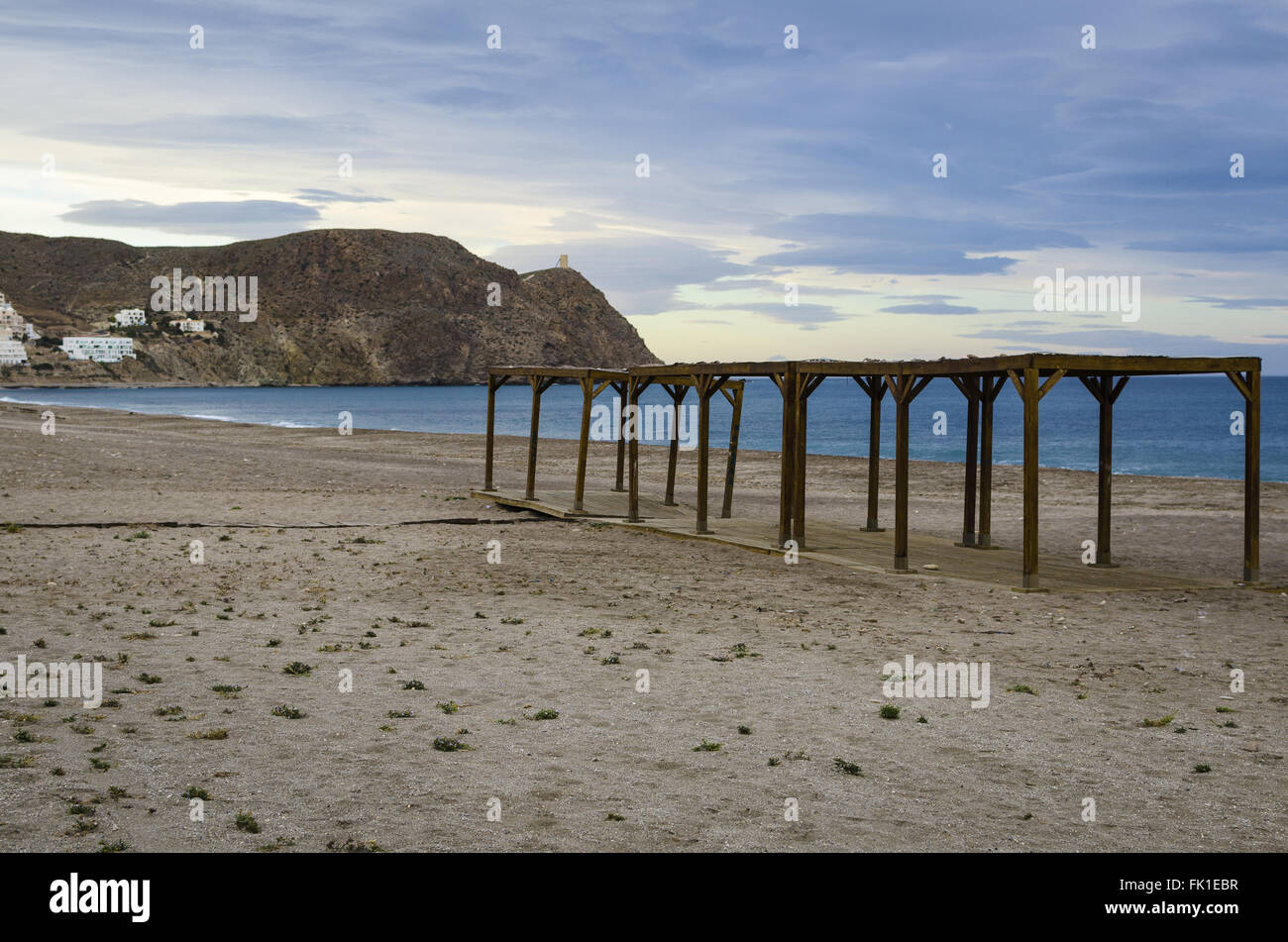 Empty beach view hi-res stock photography and images - Alamy