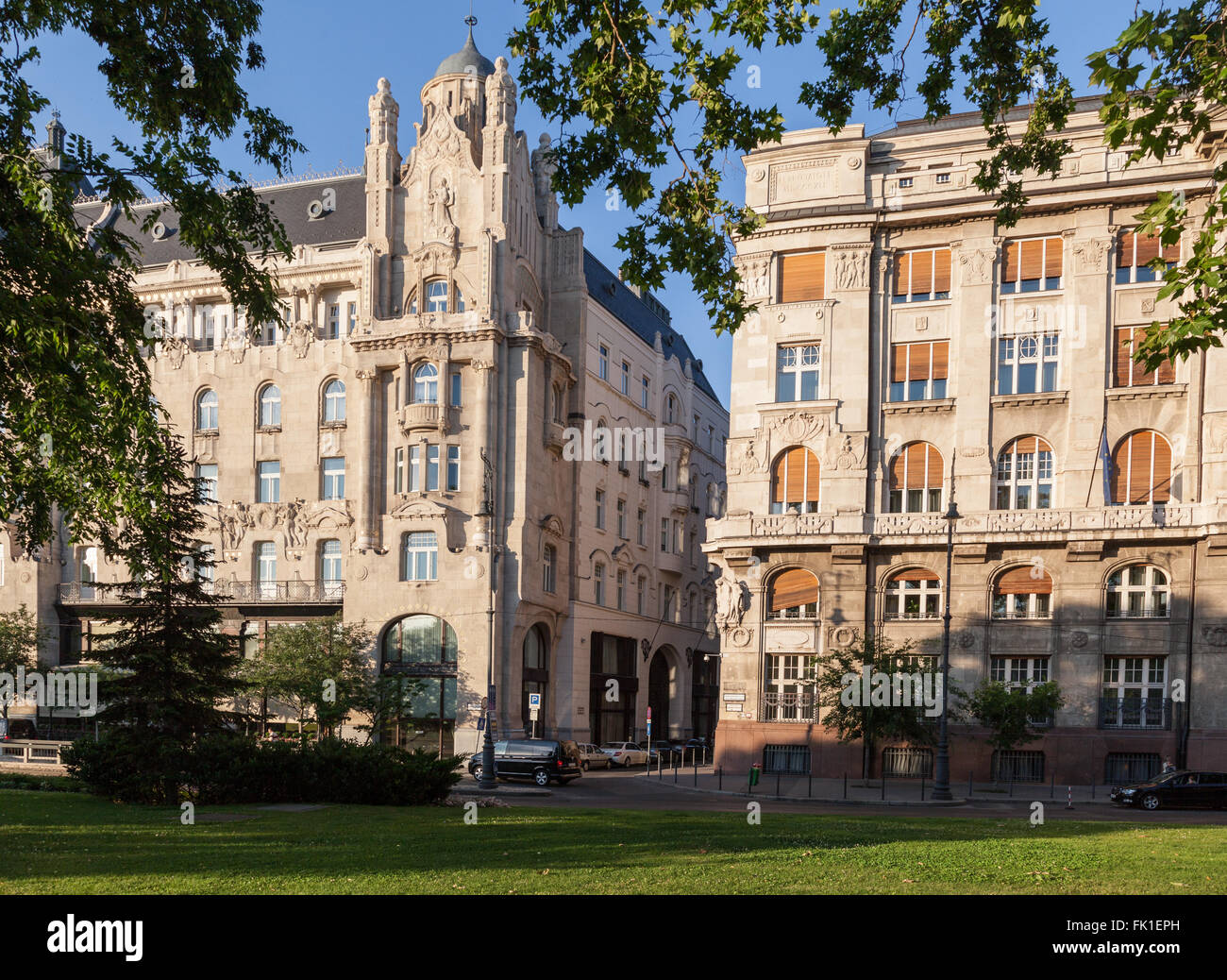 Hungary budapest buildings facades hi-res stock photography and images ...