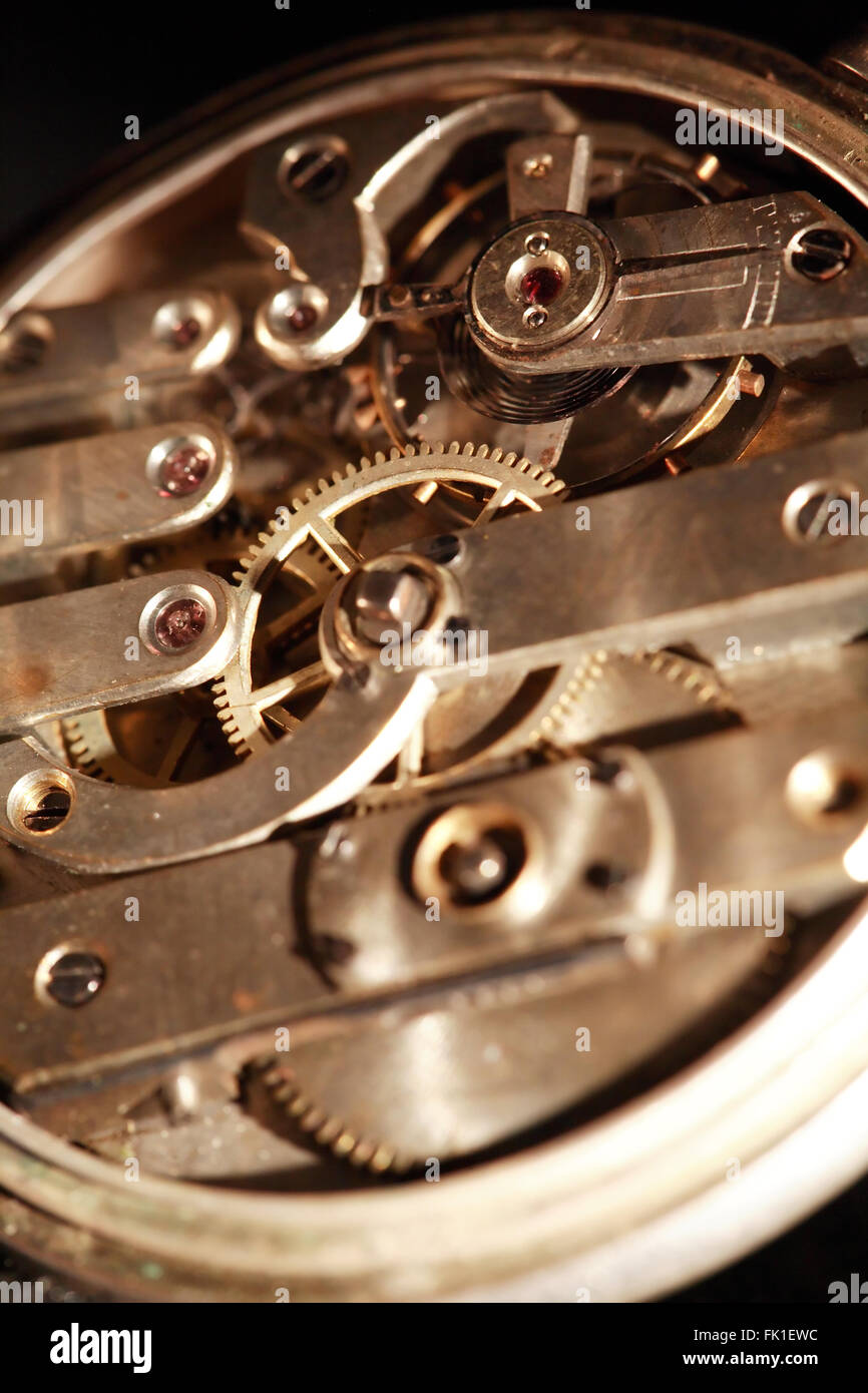 Pocket watch mechanism hi-res stock photography and images - Alamy