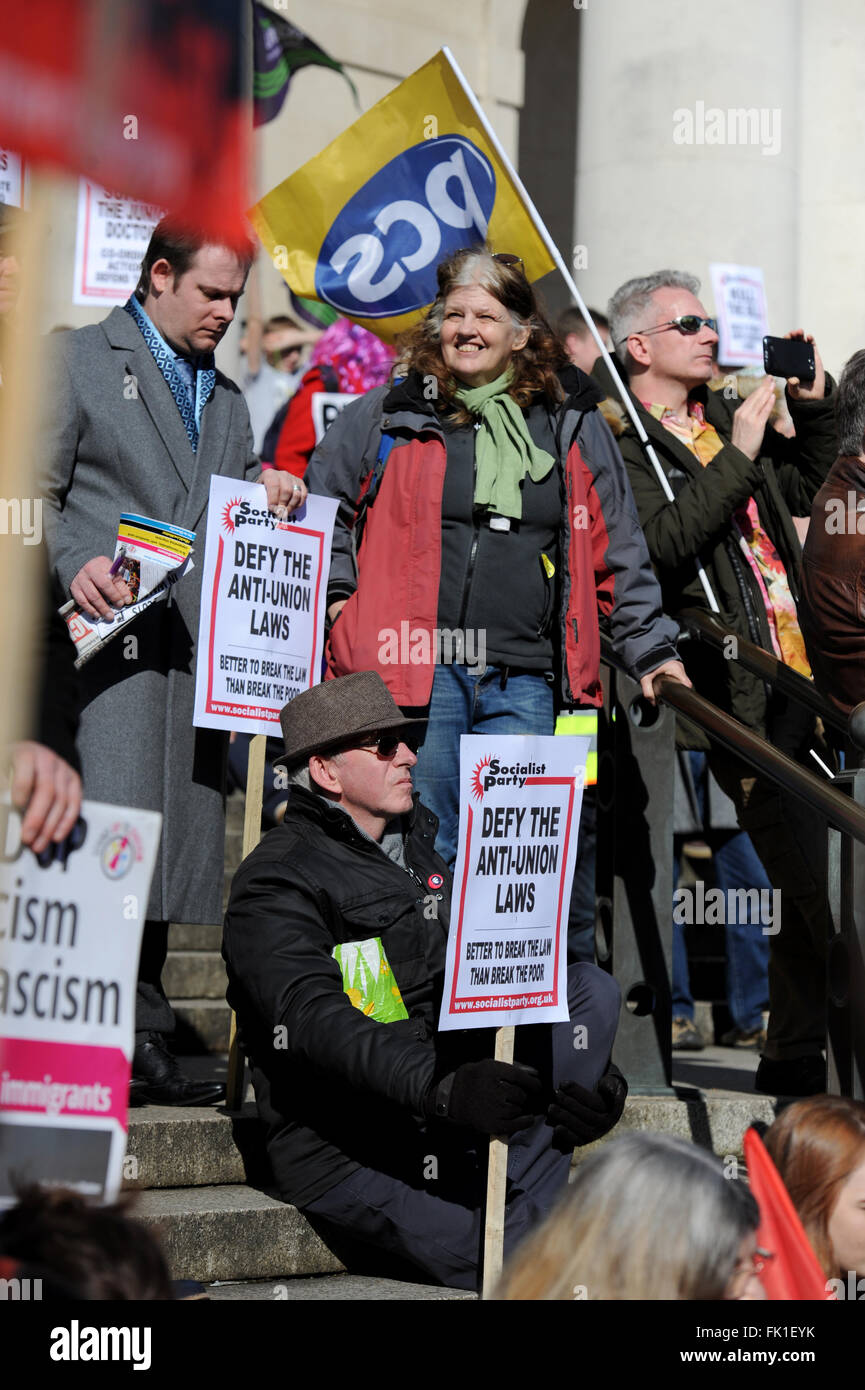 Cardiff, Wales, UK. Supporters gather on the steps of the National ...