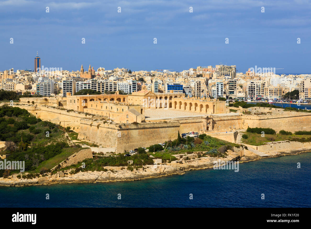 Manoel Fort, Valletta, Malta Stock Photo - Alamy